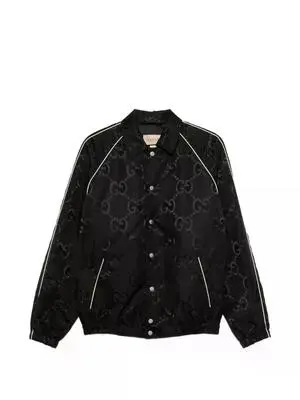 Gucci 2010s Monogram Bomber Jacket