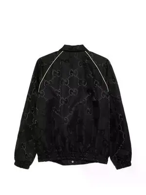 Gucci 2010s Monogram Bomber Jacket