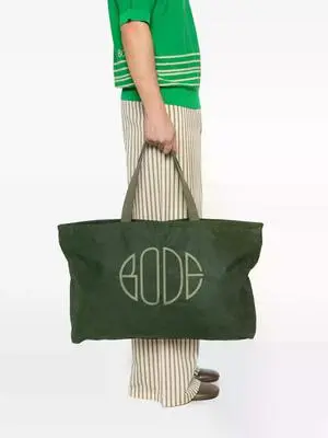 BODE Waxed Cotton Zip Tote