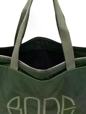 BODE Waxed Cotton Zip Tote