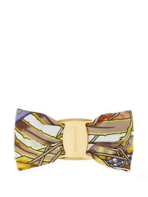 FERRAGAMO Hairclip With Bow - Gold
