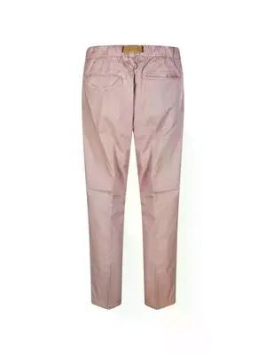 WHITE SAND Elasticated-waist Trousers