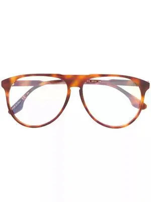 Victoria Beckham Tortoiseshell Oversized Sunglasses - Brown