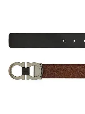 FERRAGAMO Reversible Gancini Belt