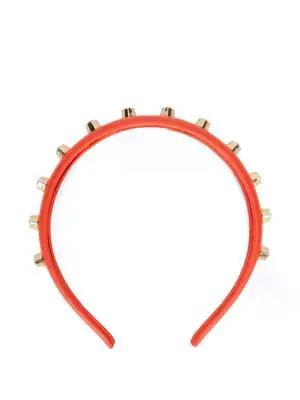 Red Valentino Studded Headband - Orange