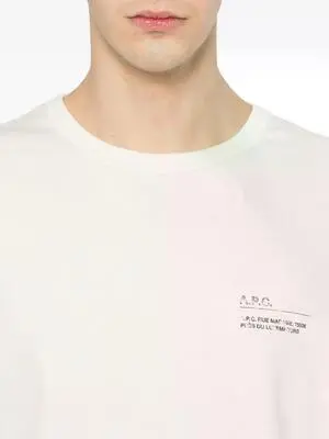 A.p.c. Text Print T-shirt