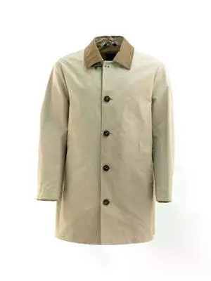 FAY Raincoat With Contrasting Collar
