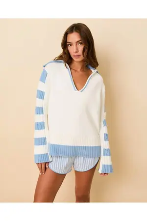 Solid & Striped Jack Cotton-blend Sweater