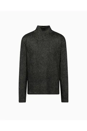 Emporio Armani Mock Neck Sweaters For Men