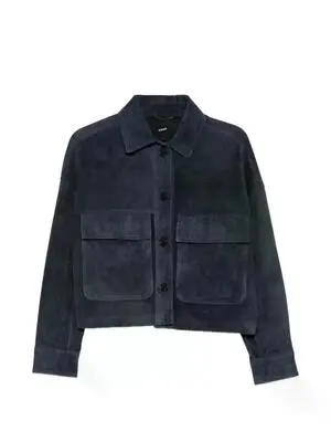 ARMA Button-fastening Suede Jacket