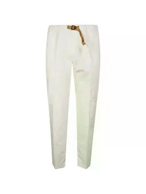 WHITE SAND Elasticated Belt Trousers