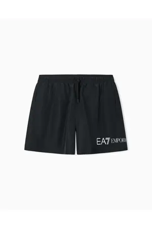 EA7 Swimsuit In Technical Fabric - Black