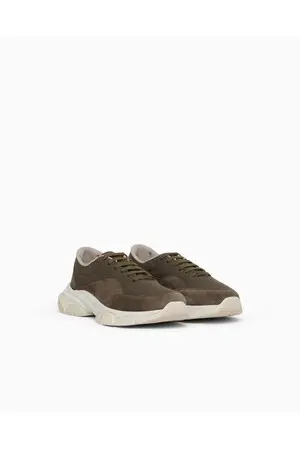 Giorgio Armani Suede Sneakers