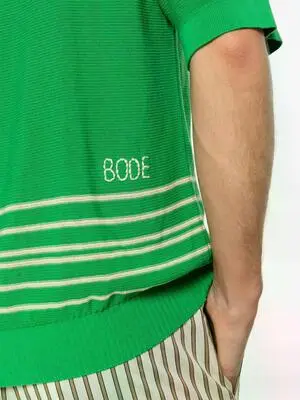 BODE Striped Boxy Polo