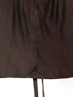 TELA Button Tie Waistcoat