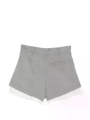 TELA Pleated Layered Shorts