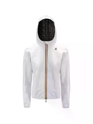 K-WAY Lily Plus.2 Hooded Zip Coat - White