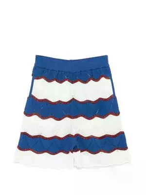 La DoubleJ Striped Knit Shorts