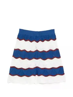La DoubleJ Striped Knit Shorts