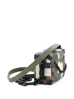 LOUIS VUITTON Soft Trunk Bag Damoflage Canvas Mini Crossbody - Green