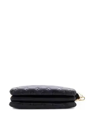 LOUIS VUITTON Coussin Pm Crossbody Bag Monogram Embossed Lambskin - Black