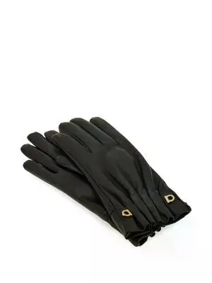 FERRAGAMO Nappa Leather Gloves - Black