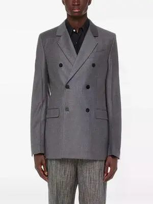 FERRAGAMO Double-breasted Wool Blazer