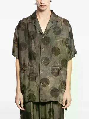 UMA WANG Terry Printed Shirt