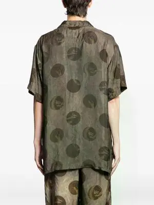 UMA WANG Terry Printed Shirt