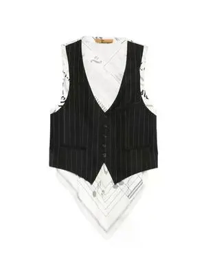 John Galliano Pinstripe Vest