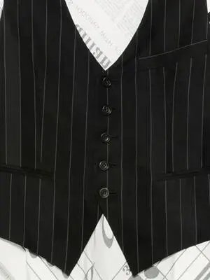 John Galliano Pinstripe Vest