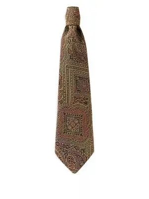 Ralph Lauren Patterned Neck Tie - Brown