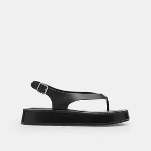 COACH Sculpted C Platform Thong Sandal