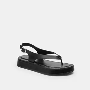 COACH Sculpted C Platform Thong Sandal