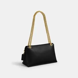 COACH Chelsea Shoulder Bag 30 With Chain - Brass/black