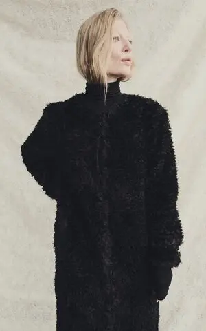 THE GARMENT Hydra Textured Coat - Black