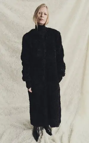 THE GARMENT Hydra Textured Coat - Black