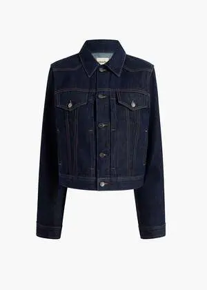 Khaite Augustine Denim Trucker Jacket