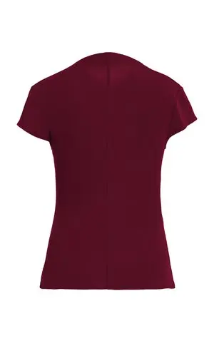 Françoise Nora Turtleneck Top - Burgundy