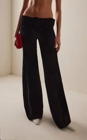 Françoise Clover Flared Cotton Pants