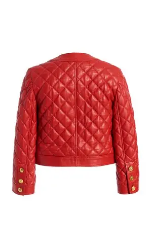 Françoise Gracie Quilted Leather Jacket
