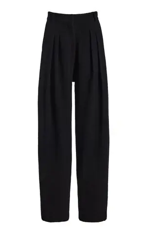Françoise Vanessa Wool Trousers - Black