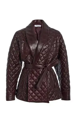 Françoise Quilted Leather Jacket