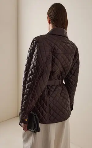 Françoise Quilted Leather Jacket