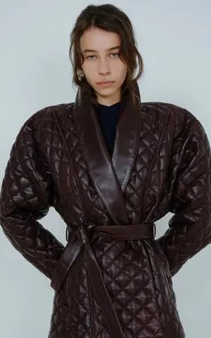 Françoise Quilted Leather Jacket