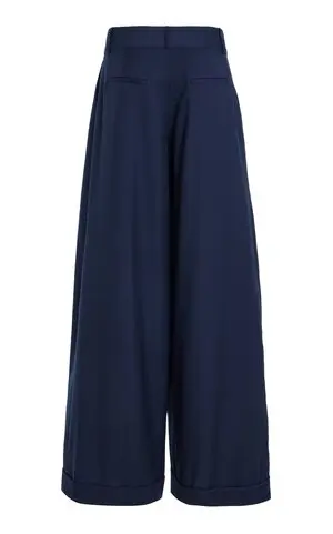 Françoise Mila Wool Wide-leg Pants