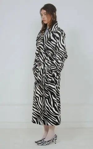 Françoise Giada Animal Printed Coat