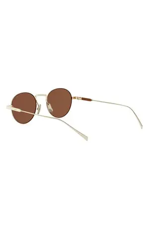 Celine 49mm Small Round Sunglasses