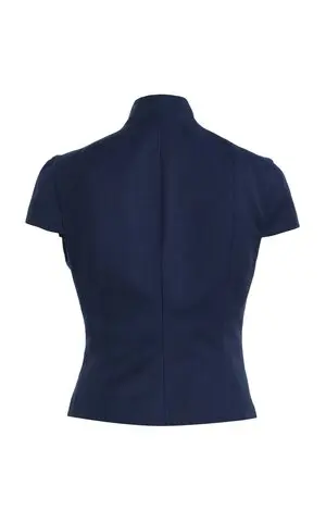 Françoise Mercedes Double-breasted Wool Top