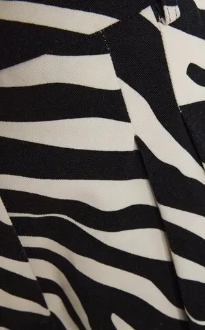 Françoise Vanessa Zebra Cotton Pants